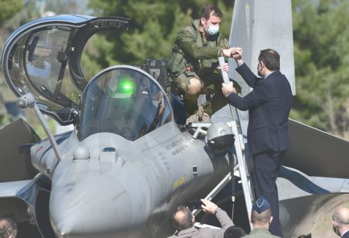 ΥΠΕΘΑ ΤΑΝΑΓΡΑ ΑΣΚΗΣΗ "ΣΚΥΡΟΣ 2021" ΓΑΛΛΙΚΑ ΜΑΧΗΤΙΚΑ ΑΕΡΟΣΚΑΦΗ RAFALE